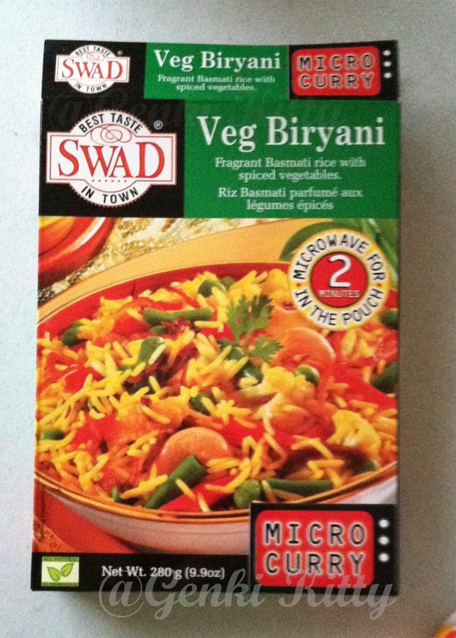 Swad Micro Curry- Veg Biryani 250 gms #50052 | DesiClik.com, USA