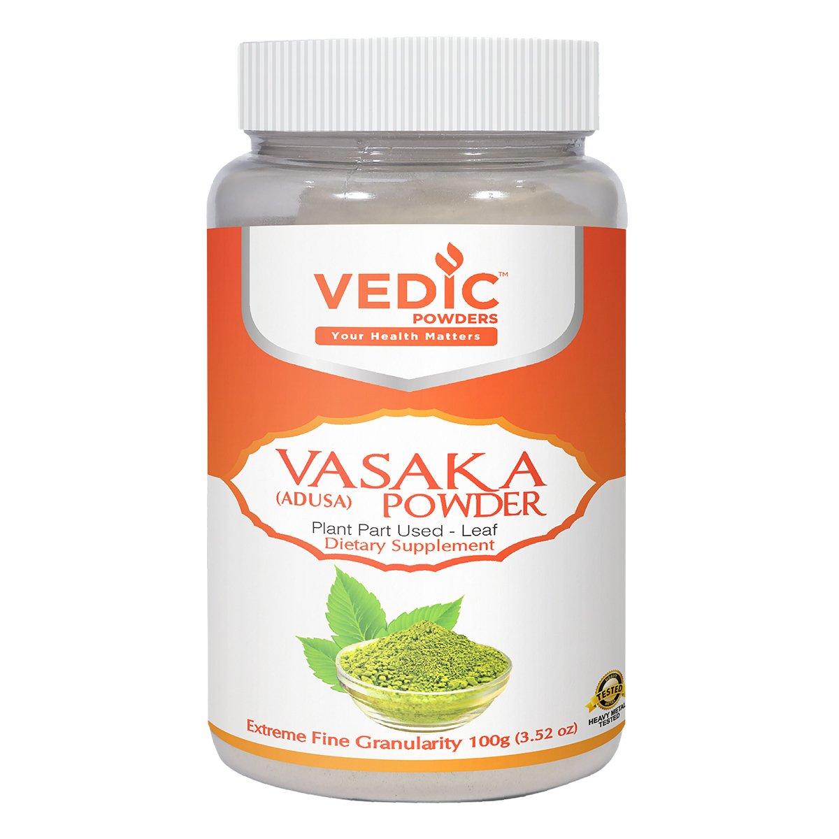Vedic Vasaka (Adosa) Powder 100gm #55574 | DesiClik.com, USA