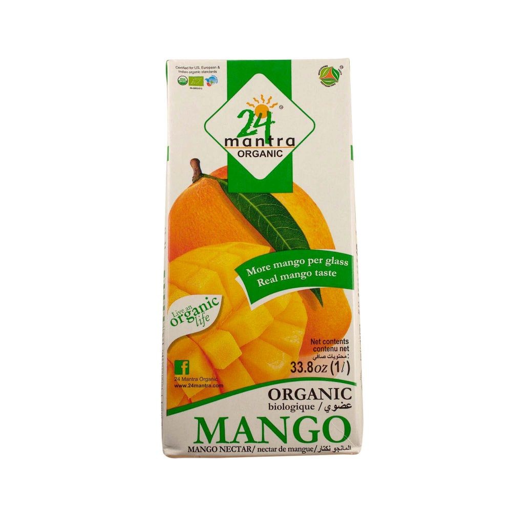 24 mantra Kesar Mango Pulp 850 g - Gourmet Food #33644 | DesiClik.com, USA