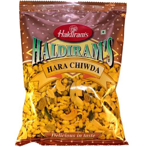Haldiram Hara Chiwda - 200gm #54198 | DesiClik.com, USA