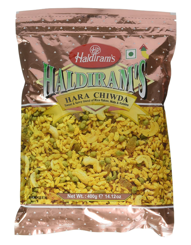 Haldirams Hara Chiwda 400g #43054 | DesiClik.com, USA
