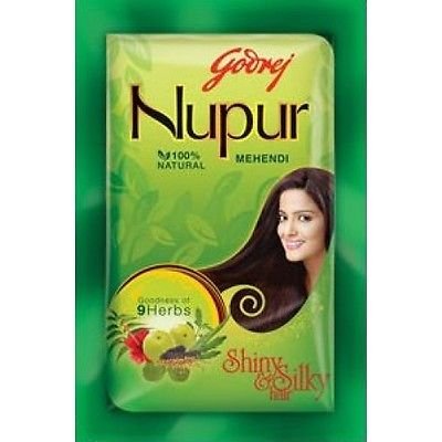 Godrej Nupur Henna Powder 140 G #32391 | Buy Henna Mehndi Online