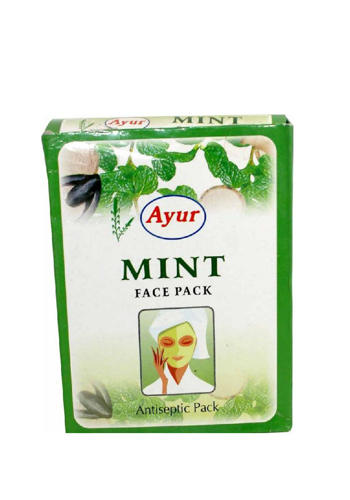 Ayur Mint Face Pack 100 G #33347 | DesiClik.com, USA