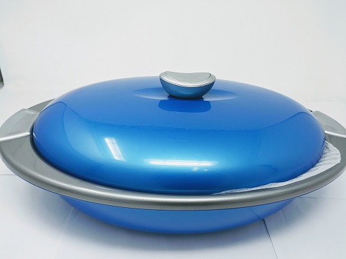 INDIT Oval Glass 2400ML Food Server #43899 | DesiClik.com, USA