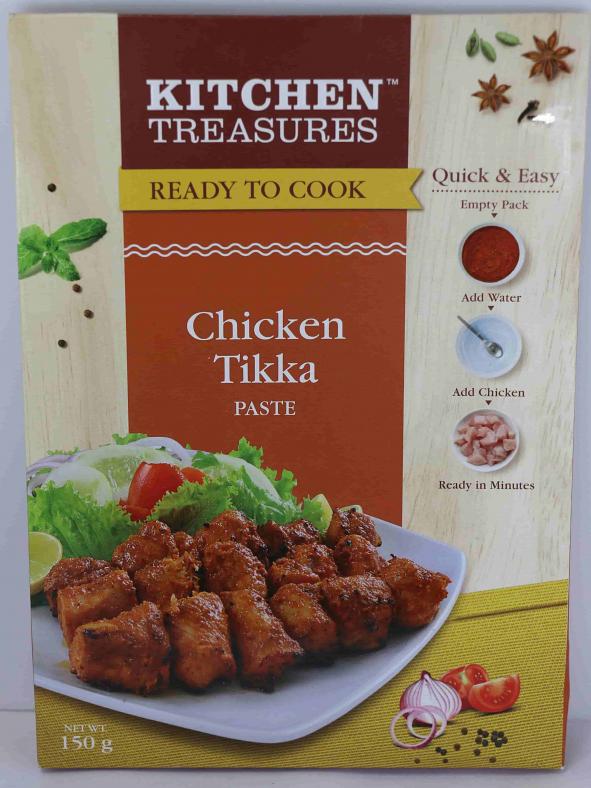Kitchen Treasures Chicken Tikka Masala 150 G #33688 | DesiClik.com, USA