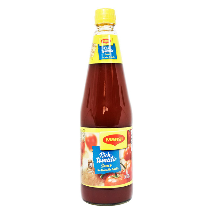 Maggi Rich Tomato Sauce No Onion No Garlic 500 g #36225 | DesiClik.com, USA
