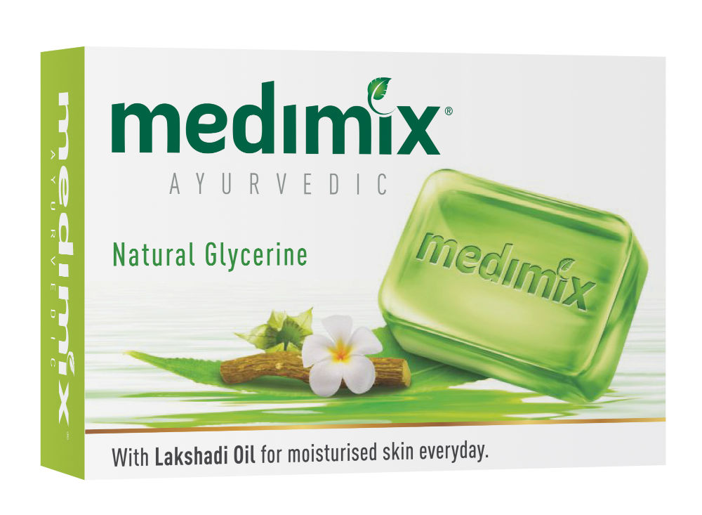 Medimix Ayurvedic Glycerine Soap 125 gm 39802 DesiClik USA