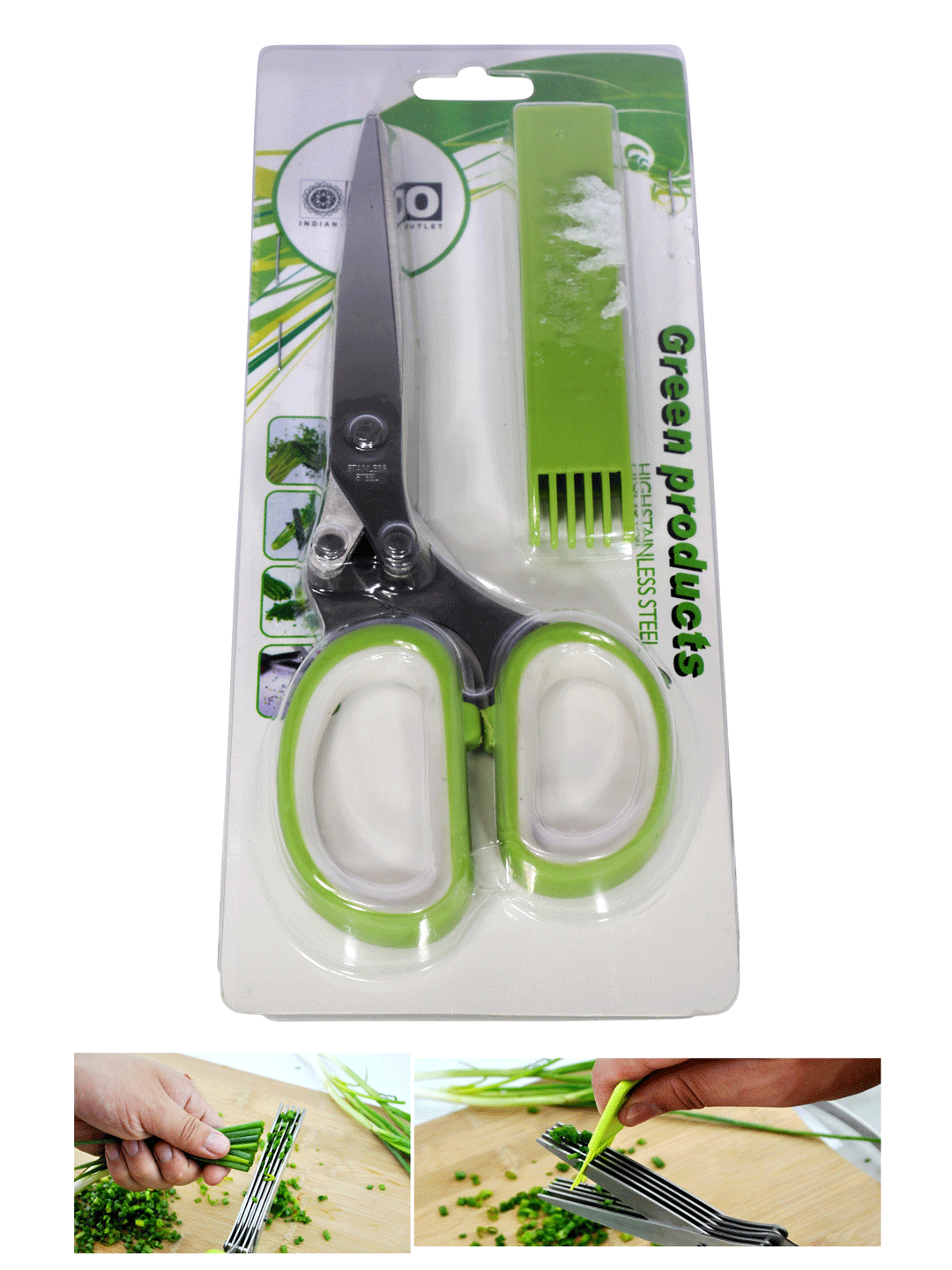 IGO Vegetable Scissors 200 G #33189 | DesiClik.com, USA