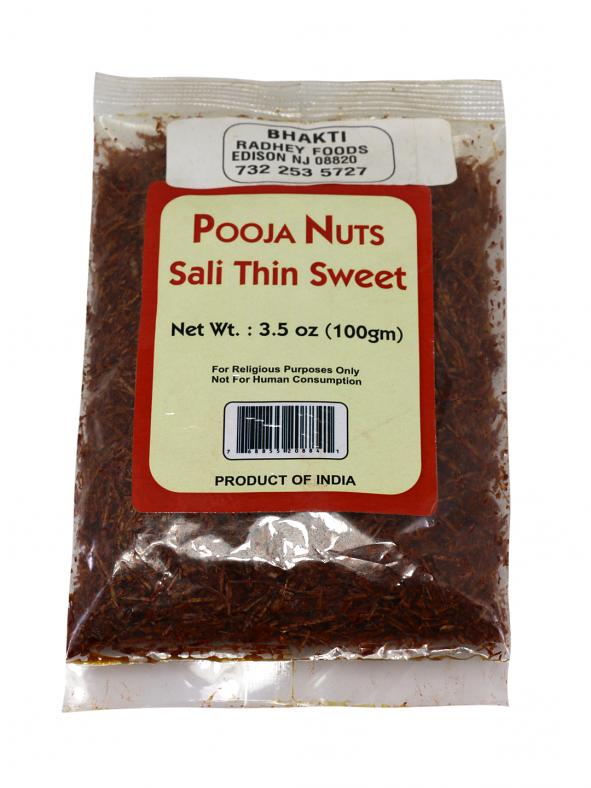 Bhakti Pooja Nuts Sali Thin Sweet 100 G #33318 | DesiClik.com, USA