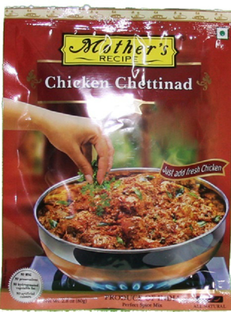 Mother's Recipe Chicken Chettinad Mix 80 G #32770 | DesiClik.com, USA