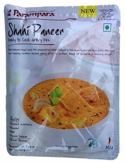 Parampara Shahi Paneer Mix 55 G #33389 | DesiClik.com, USA