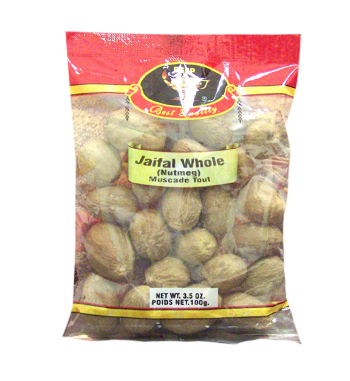Deep Jaifal Whole (Nutmeg) 100 G #32653 | DesiClik.com, USA