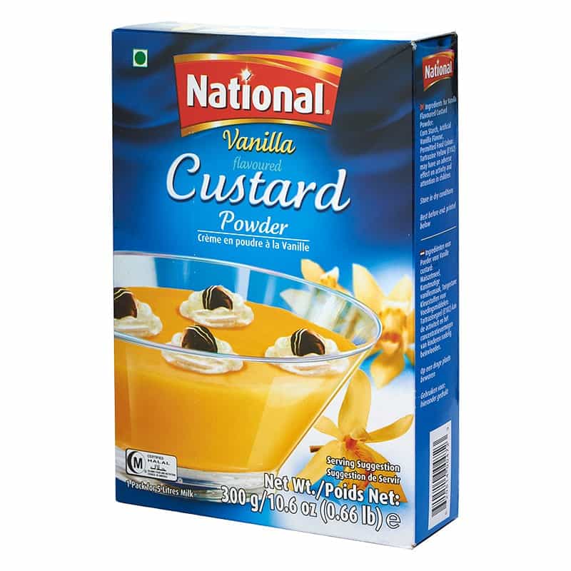 National Vanilla Custard Powder 300 gm #37624 | DesiClik.com, USA