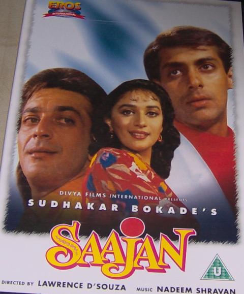 Saajan (DVD, 2000), Hindi Film DVD #16941 | DesiClik.com, USA