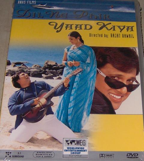 Dil Ne Phir Yaad Kiya Govinda Dvd 2001 Hindi Film Dvd 16983