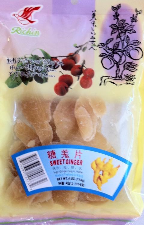 Sweet Ginger Candy - 114g / 4oz, THAI CANDY #18924 | DesiClik.com, USA