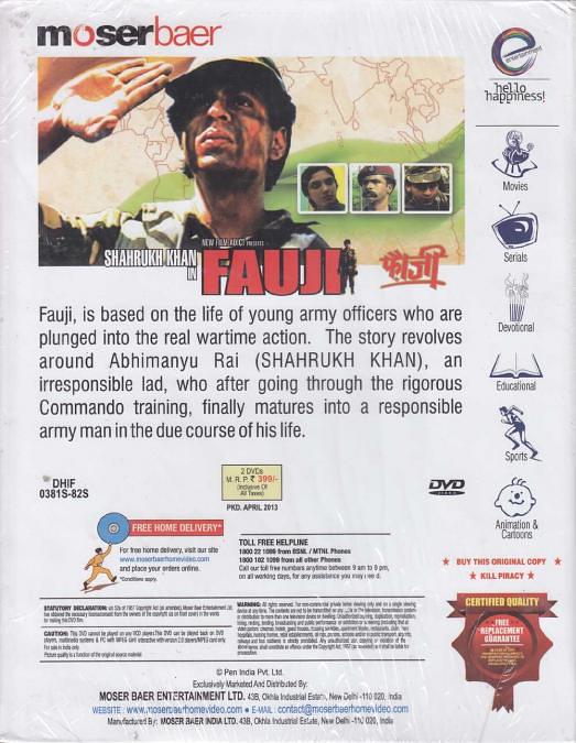 Fauji Hindi TV Serial (Shah Rukh Khan), SRK FIRST TV SERIES #21643 ...