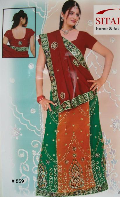 Maroon Georgette Lehenga Ghagra Chaniya #21771 | Buy Online @ DesiClik ...