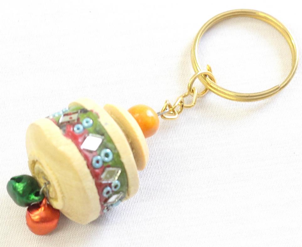 Matka Keychain W/ Bells (Various Colors), TRADITIONAL GIFT #24059 ...