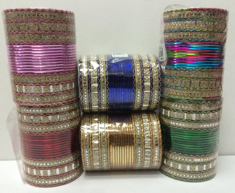 Girls / Kids Metal Bangles, COLORFUL BANGLES for Children #25484 ...