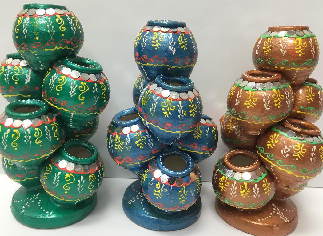 Traditional Design 7" Long Matkis Showpiece #25782 | DesiClik.com, USA