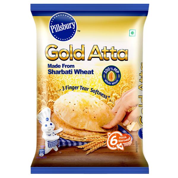 Pillsbury Gold Sharbatti Wheat Aata 5 kg / 11 Lbs #56887 | DesiClik.com ...