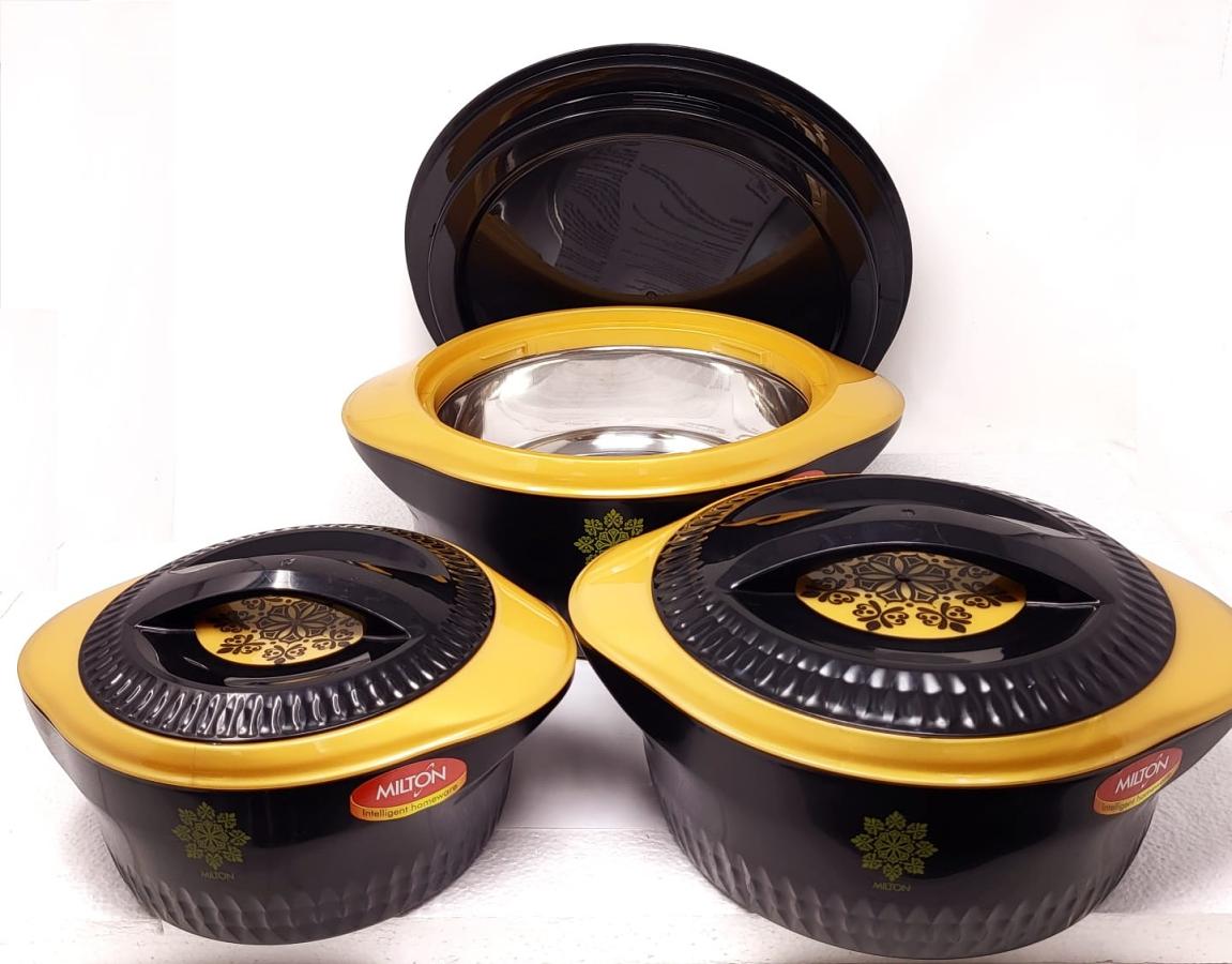 MILTON Casserole Royal 3 Pcs Set (1000ml, 1500ml and 2500ml) #58977 ...