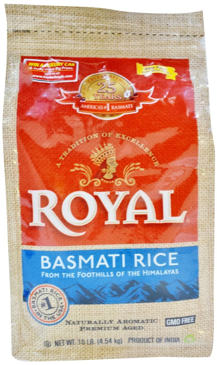 Royal Basmati Rice 10 lb #37679 | DesiClik.com, USA