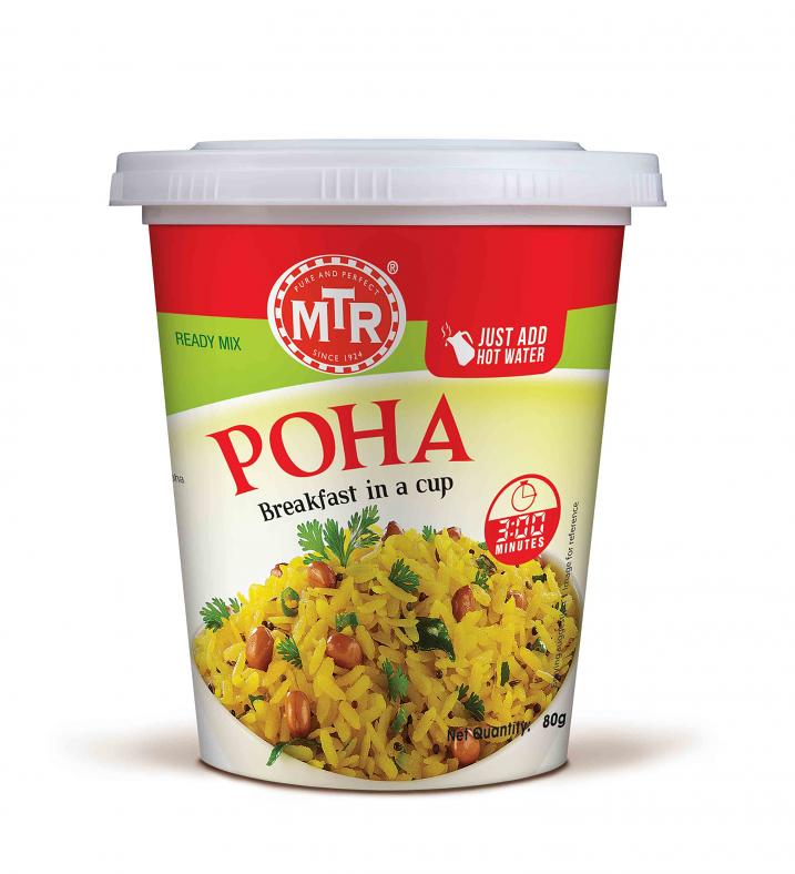 MTR Poha Cup 80 G Ready To Cook & Eat #32908 | DesiClik.com, USA