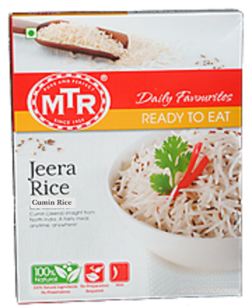 MTR Jeera Rice (Ready-To-Eat) 250 G #32888 | DesiClik.com, USA