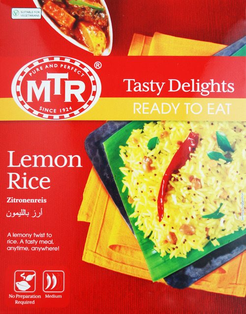 MTR Lemon Rice (Ready-To-Eat) 250 G #32889 | DesiClik.com, USA