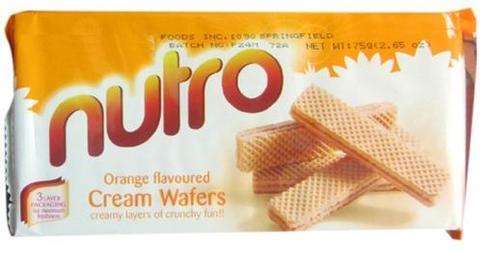 Nutro Orange Wafers 150 gm #37631 | DesiClik.com, USA