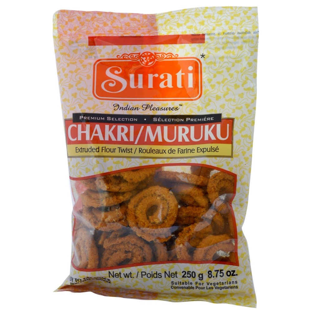 Surati Chakri / Muruku 300 G - Indian Snacks #33617 | DesiClik.com, USA