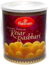 Haldiram's Classic Indian Kesar Rasbhari (2.2 lbs), INDIAN SWEETS ...