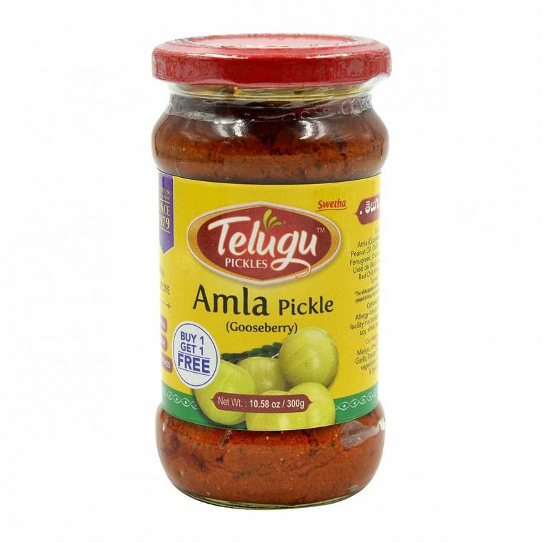 Telugu Amla Pickle Without Garlic 300 g #36111 | DesiClik.com, USA